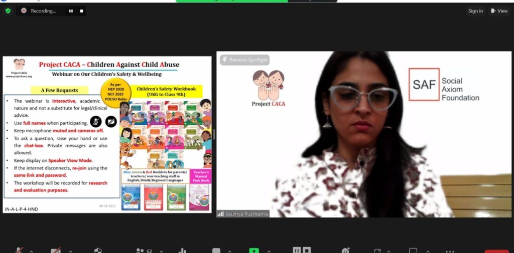 Training/Webinar – Project Caca