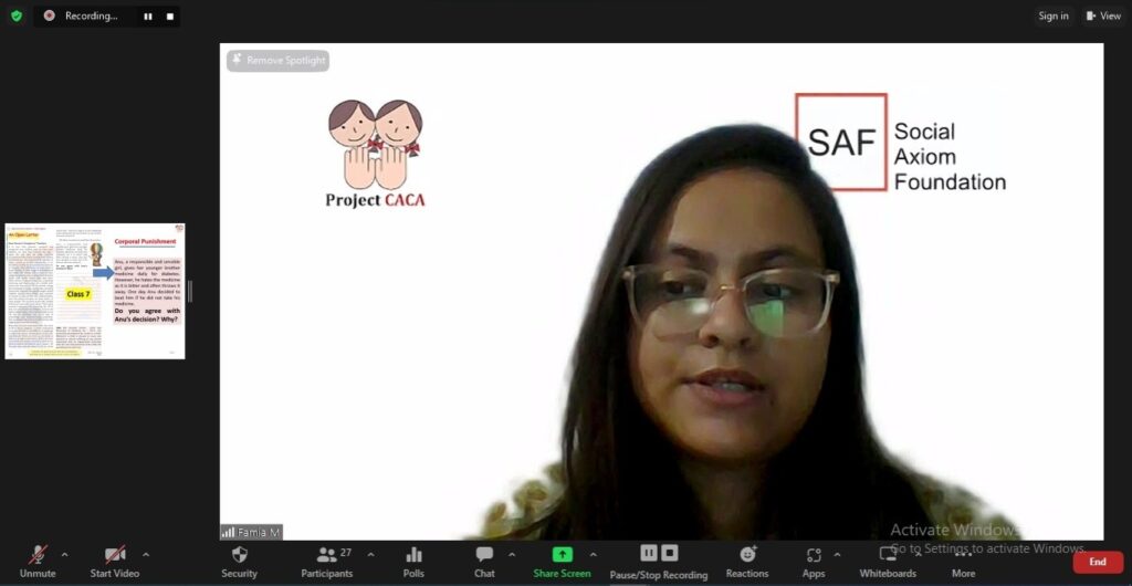 Training/Webinar – Project Caca