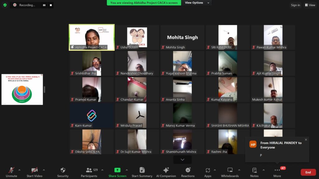 Training/Webinar – Project Caca